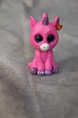 TY Beanie Boos Mini Boo BUBBLEGUM Unicorn Series 3 Collectible Figure 2 ...