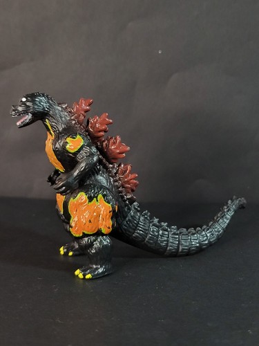 GODZILLA BURNING GODZILLA FIRE ACTION FIGURE 3in BOOTLEG KAIJU Loose ...
