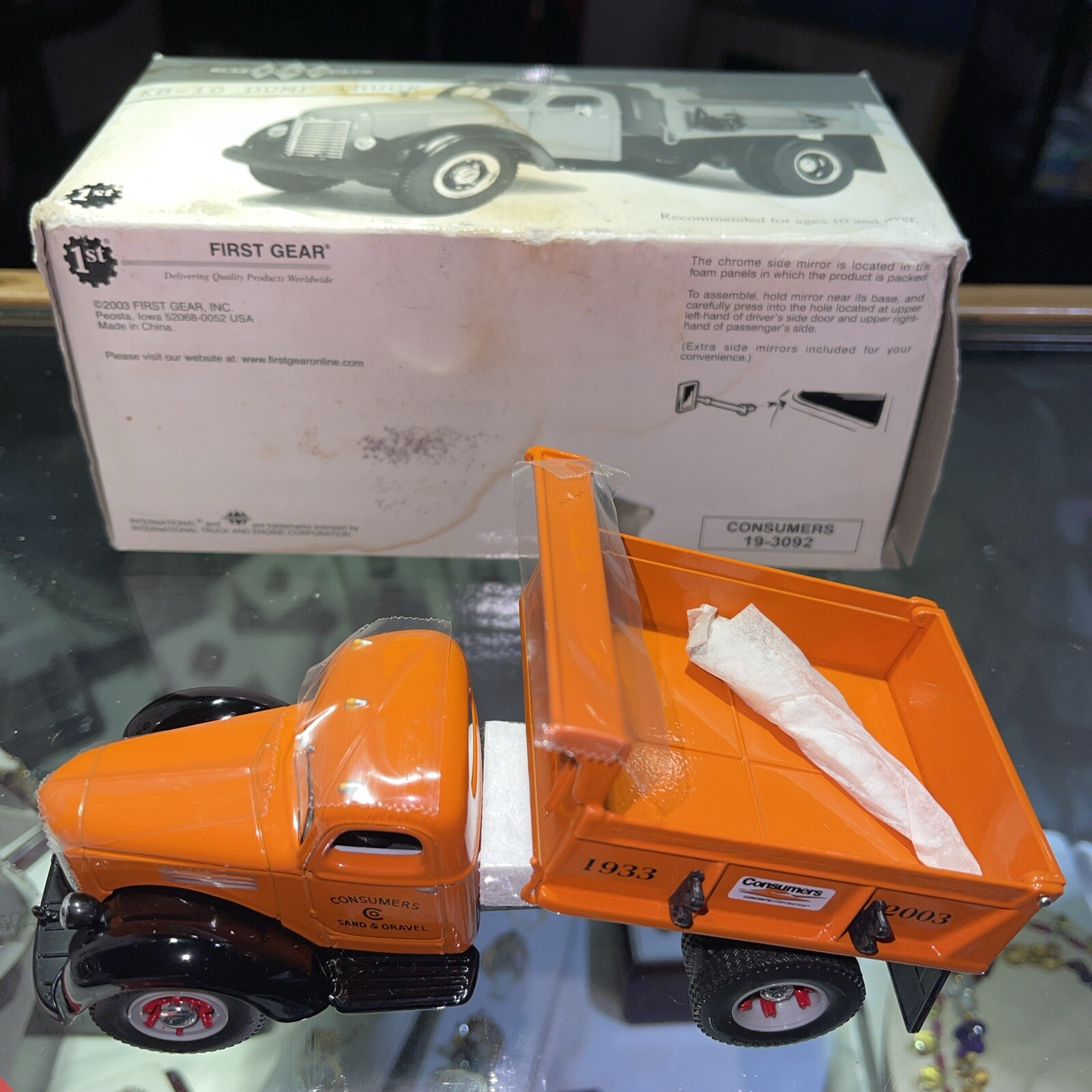 New First Gear Model KB -10 Mack Dump Truck Consumers 19-3092 | eBay