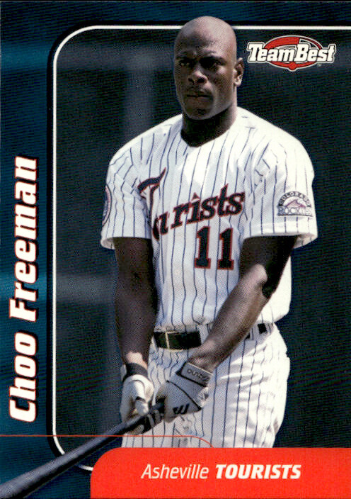 1999 Team Best Player of the Year Choo Freeman 19 Asheville Tourists | eBay