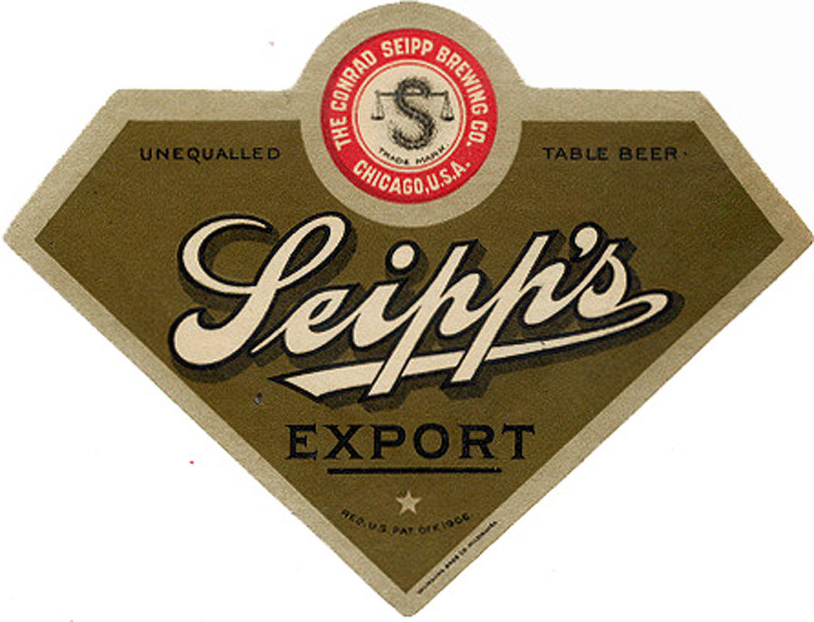 SEIPP EXPORT BEER LABEL T SHIRT SEIPP BREWING CHICAGO SMALL-XXXLARGE | eBay