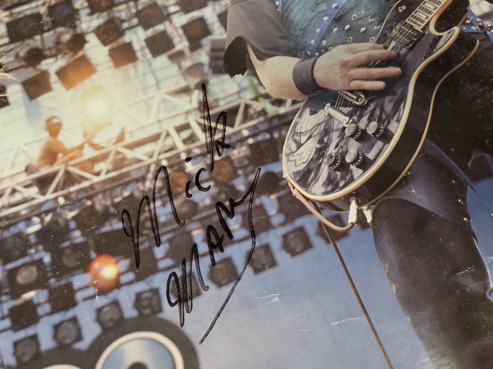 Vince Neil Signed Mick Mars Autograph Motley Crue COA | eBay