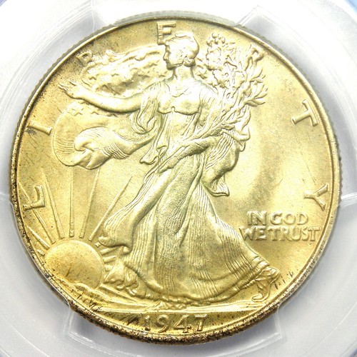 1947 Walking Liberty Half Dollar 50C Coin - Certified PCGS MS67 ...