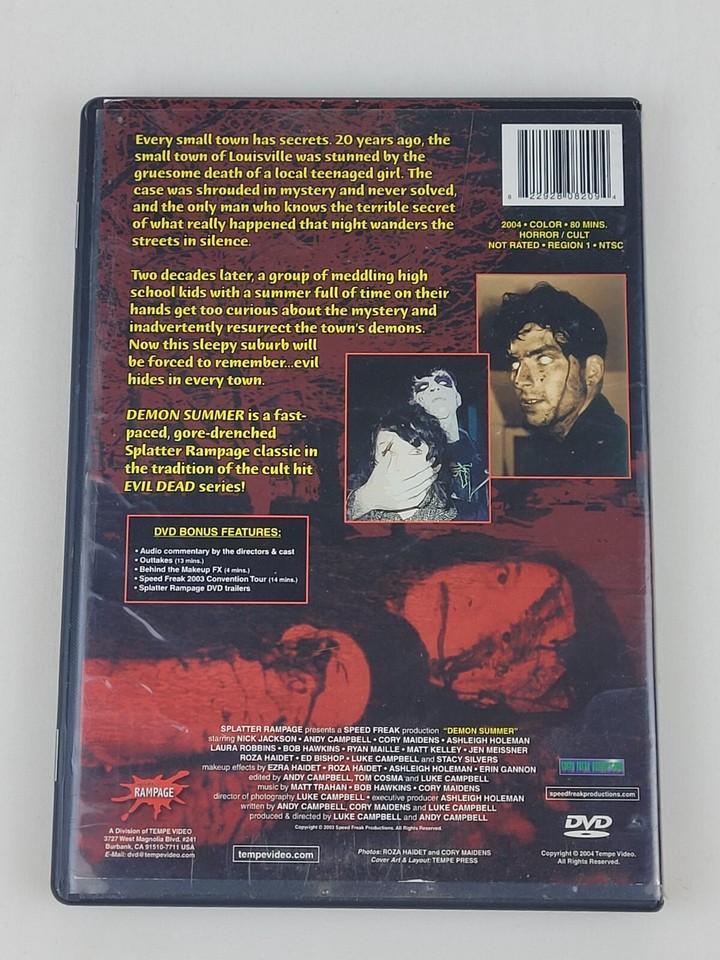 Horror DVDs Thriller Slasher Cult Scary Gory Movies **You Pick** **Read ...