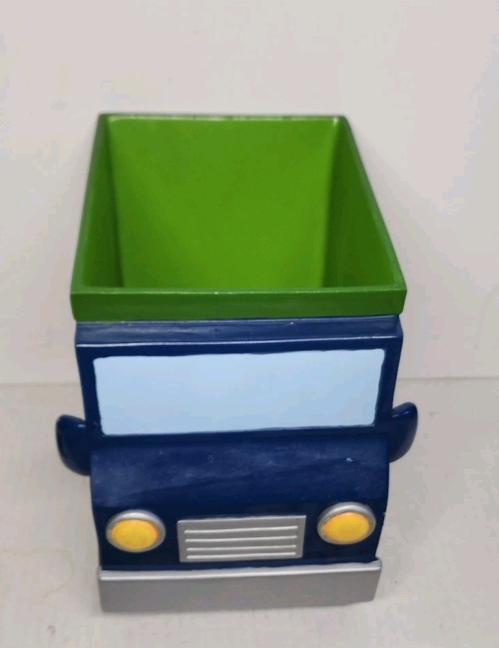 Dump Truck Kids Room Big Boy Trash Can Storage Toy Bin Planter Craft ...