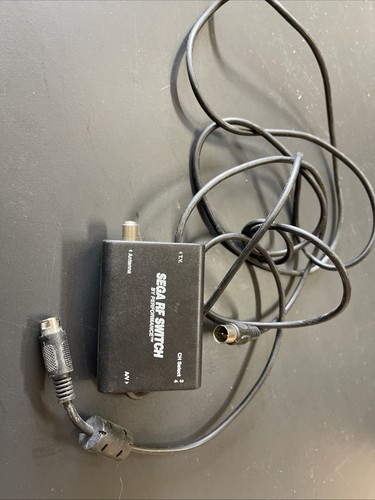 Sega RF Switch by Performance, Model P-044, Black. Used | eBay