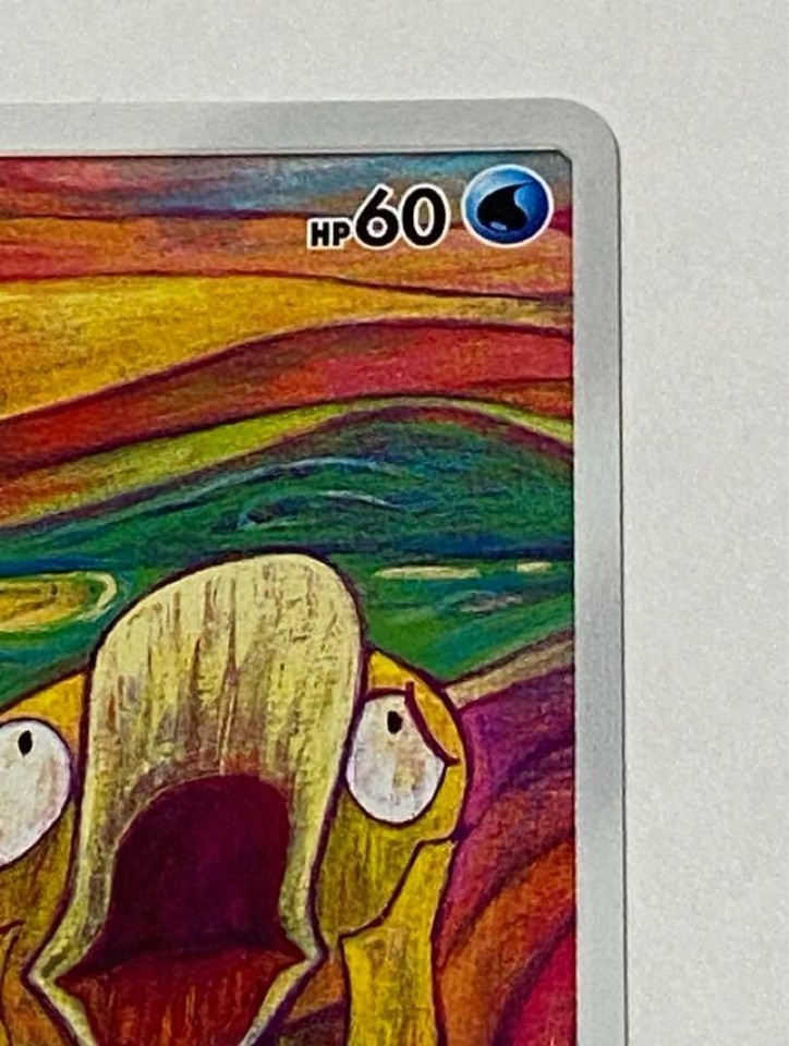 NM Psyduck Munch The Scream 286/SM-P Promo Pokemon Card Game Japanese ...