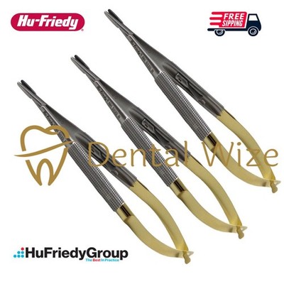 Hu-Friedy NH5020 Castroviejo Straight Needle Holders 5.5" (14cm) Lot of ...
