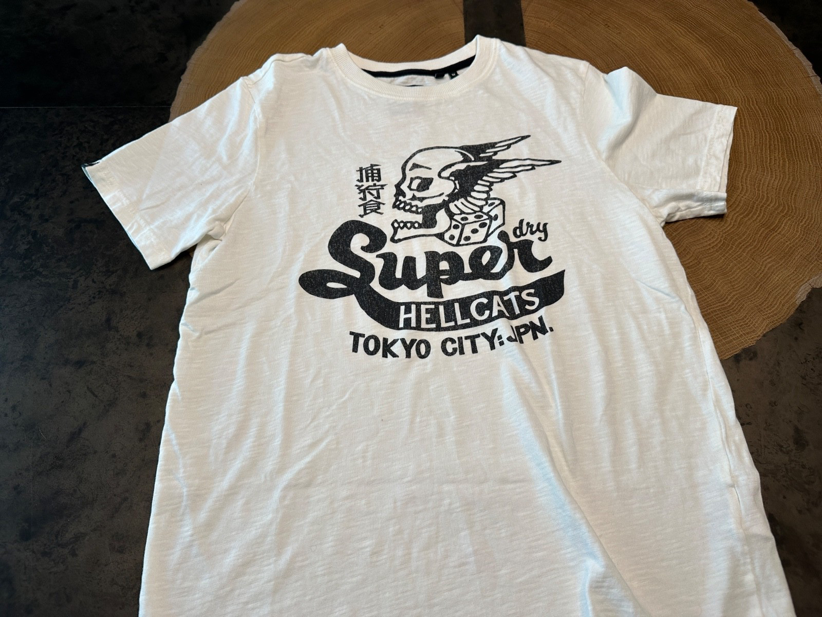 SUPER DRY SIDE2 SIDE HELLCATS TOKYO MENS SHIRT SZ M - Gem