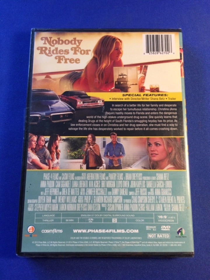 Free Ride (DVD) w/Anna Paquin …….…widescreen.....….......BRAND NEW ...