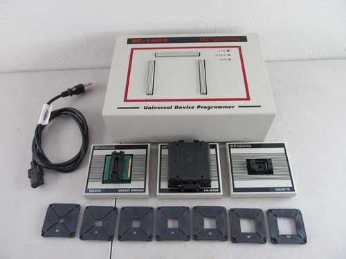 BP-1400 BP Microsystems Universal Device Programmer + SM44S SM-84UP SM56TB | eBay