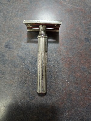 Gillette Fat Handle Tech Vintage Double Edge Safety Razor | eBay