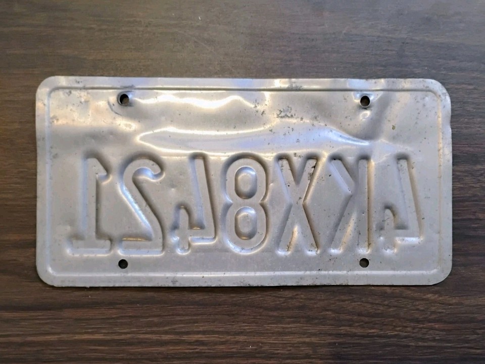 California License Plate Perm Trailer 4KX8421 | eBay