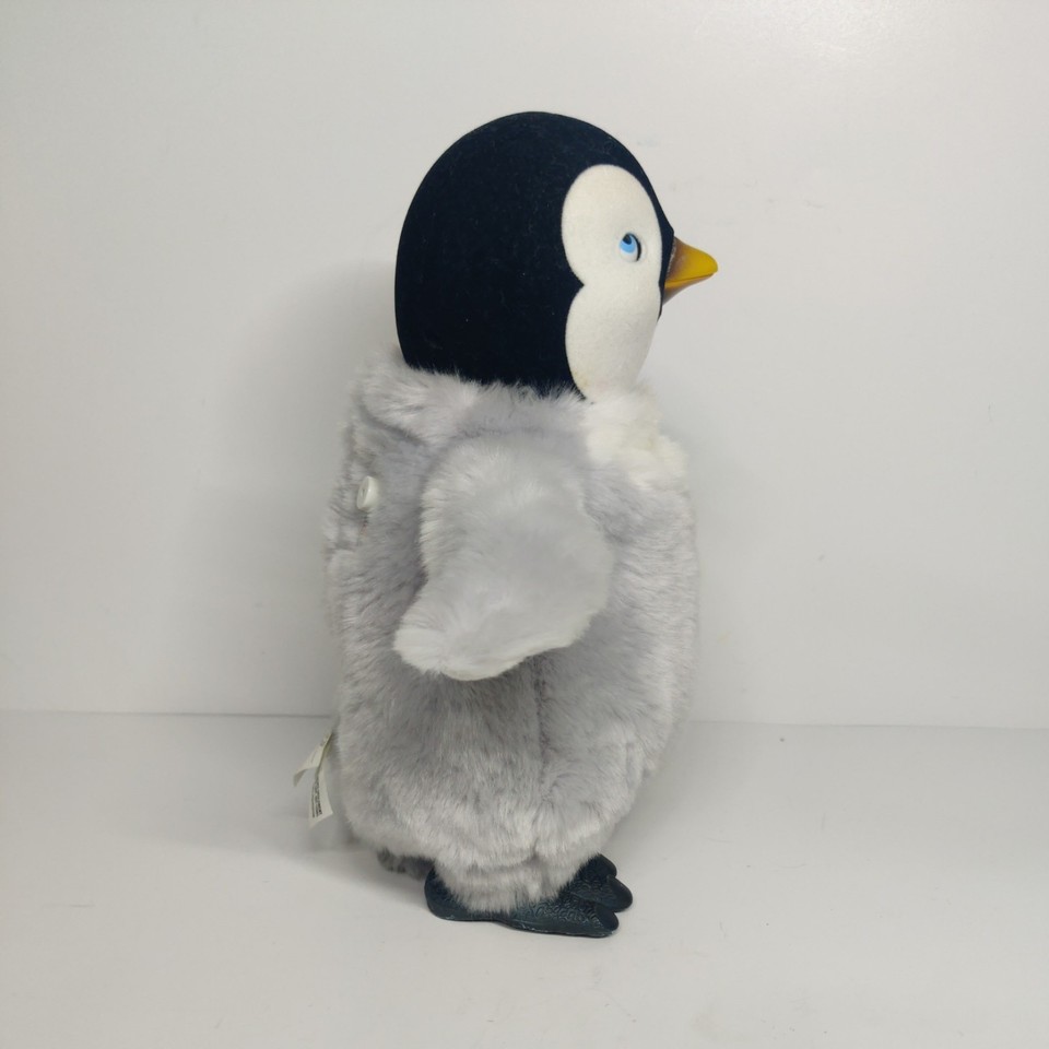 Happy Feet 12” Dancing Eric Plush Talking Penguin Tested & Works ...