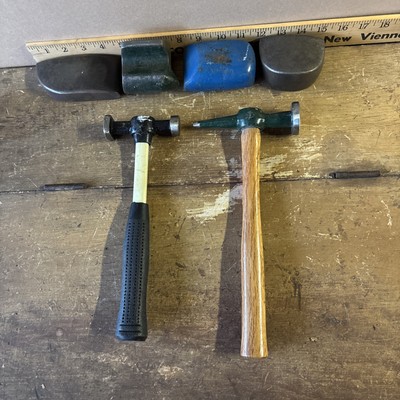 Vintage Lot of Auto 2 Body Hammers & 4 Dollies | eBay