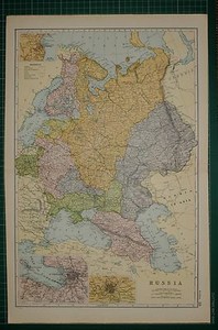 The 1905 Russian Empire Map