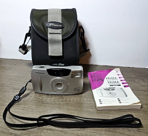 Canon Sure Shot Prima Zoom 65 Point & Shoot 35mm Film Camera with ...