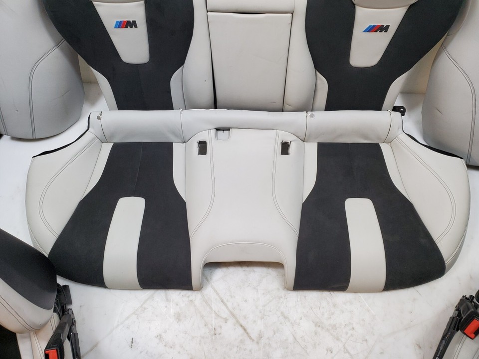 12-18 OEM BMW F06 M6 Merino Leather Silverstone 2 Interior Heated Seats ...
