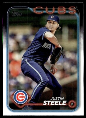 2024 Topps Series 1 Justin Steele A79 Chicago Cubs #318 | eBay