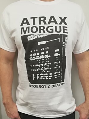 Atrax Morgue T Shirt Autoerotic Death Industrial Noise Music Whitehouse ...