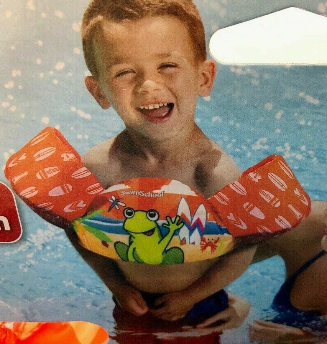 Swimschool Tot Swimmer Chest & Arm Swim Floats Frog Orange 4 - 6 Years ...