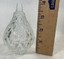 Vintage Romania Lead Crystal Pear Shaped Lidded Trinket Box Diamond Cut ...