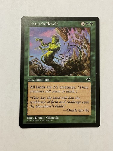 Magic the Gathering Nature’s Revolt Tempest Card MTG We Combine On ...