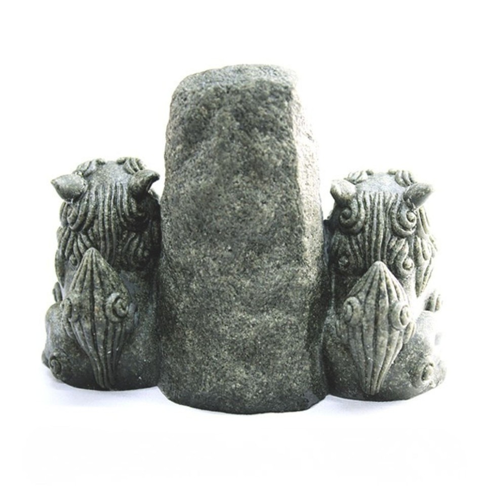 Okinawa Pair Shisa – Traditional Japanese Guardian Lion Dogs, Amulet ...