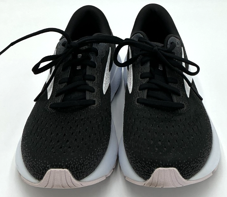 Brooks Ghost 16 Women's Size 8.5 Black/White/Orchid Ice Running Shoes ...