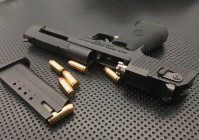 2:1 Scale Shell Eject Desert Eagle Full metal replica model(For Display ...