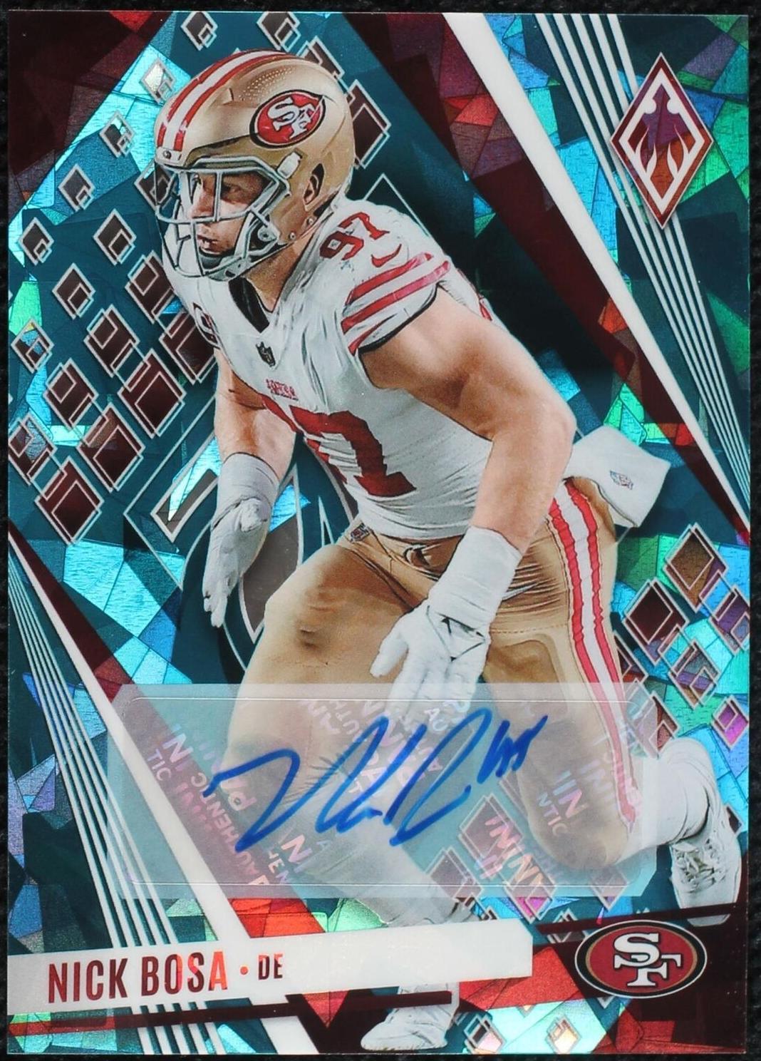 2023 Panini Phoenix - Nick Bosa #97 Blue Ice Autographs /15 (AU) for ...
