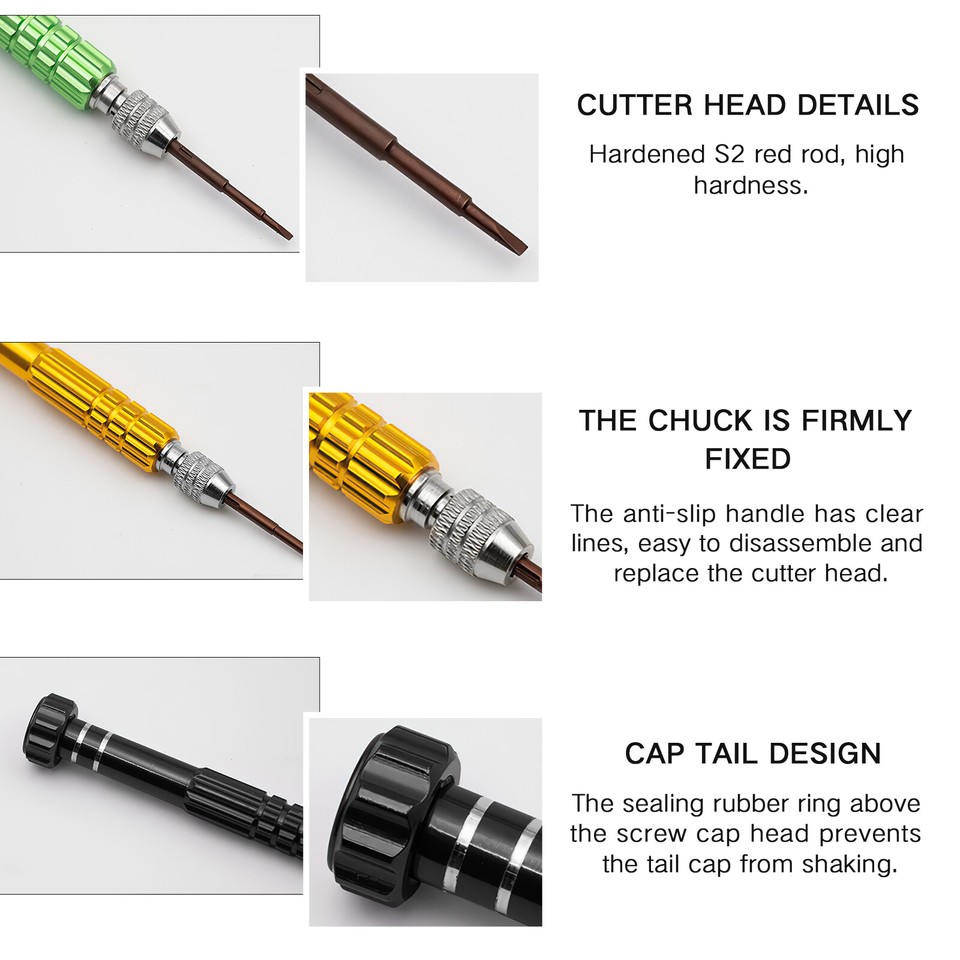 6 in 1 Torx Screwdriver Micro Screw Cellphone Repair Set For Watch ...