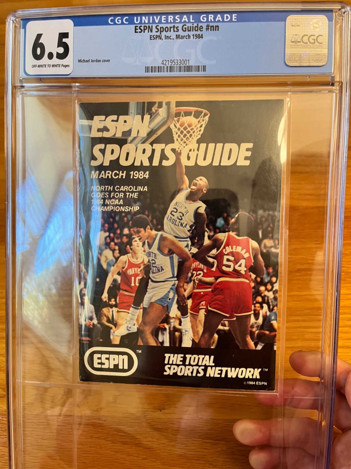 1984 ESPN Guide #nn Michael Jordan RC Rookie PSA CGC 6.5 ** VERY RARE ...