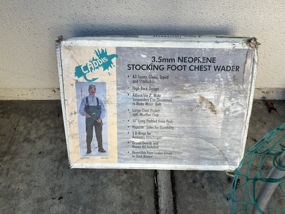 Float Tube & Waders and Fishing Net Both Float Tube And Waders never ...