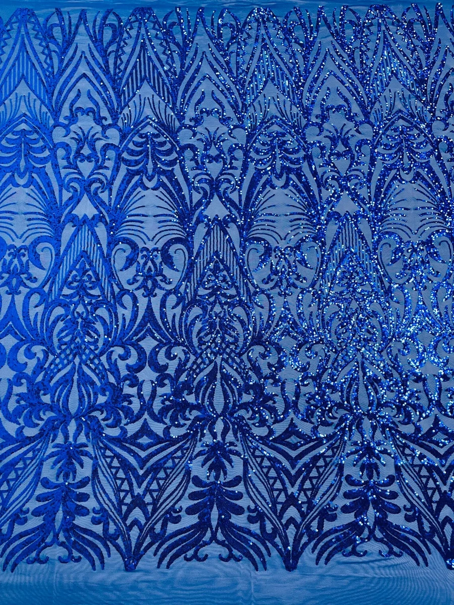 Royal Blue Fabric Design
