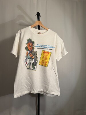 Vintage 90s Fat Joes Famous Tattoo Shop DMX Motley Crew Kid Rock Twista ...