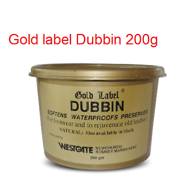 Gold Label Waterproofer Dubbin Natural Clear 200 - 500 Leather Horse ...