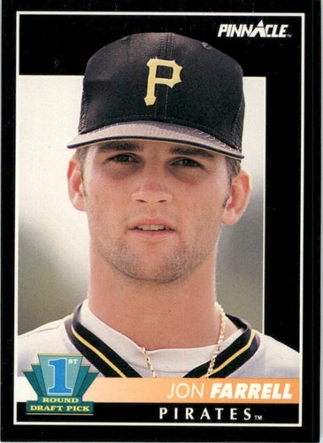 1992 Pinnacle Jon Farrell Pittsburgh Pirates #299 Baseball Card | eBay