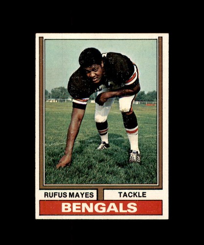 1974 TOPPS FOOTBALL CARD CINCINNATI BENGALS #61 RUFUS MAYES NR.MINT ...