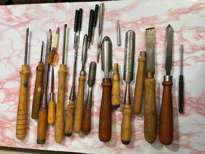 Lot of Vintage Wood Turning Chisels Wood Carving Chisels | eBay