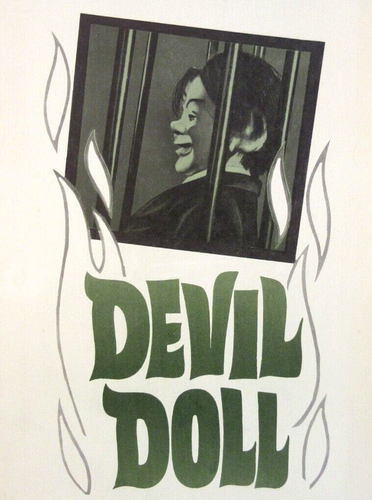 DEVIL DOLL (1964) Rolled 14x36 - It's The Great Vorelli...And Hugo, His ...