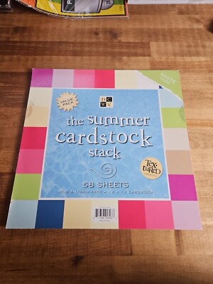 dcwv the summer cardstock stack 12x12 | eBay