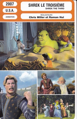 FICHE CINEMA : CHRIS MILLER ET RAMAN HUI - SHREK LE TROISIÈME - 2007 | eBay