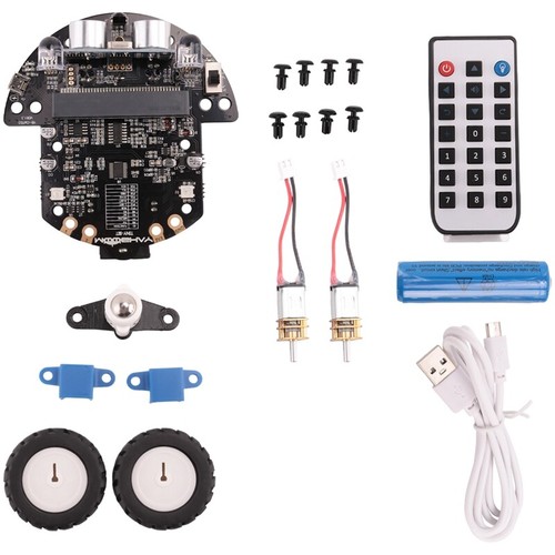 2X(Kit Robotique Programmable Robot Basé sur BBC Microbit V2 et V1 pour ...