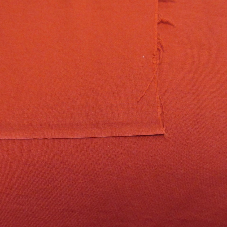 Rust Color Cotton Fabric Material 40 x 124 Sewing Crafting Quilting | eBay