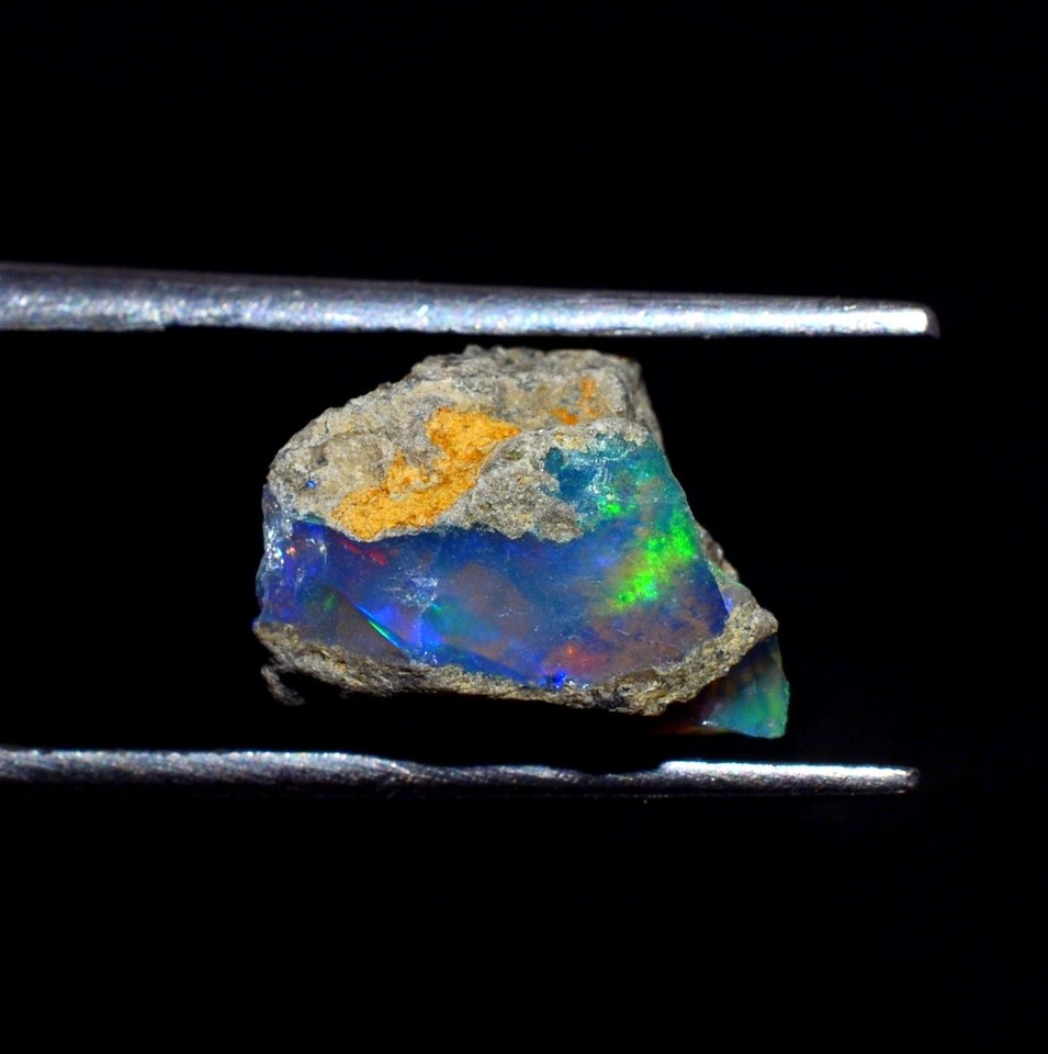 3,75 Ct Natürlicher Ethiopian Dry Opal Roh Lose Edelstein, Multicolor ...