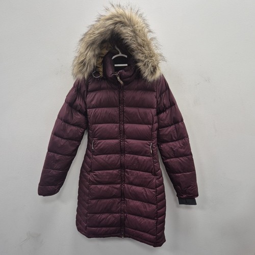 Rab Womens Uk 8 Parka Deep Cover Purple Down Longline Hooded Coat ...