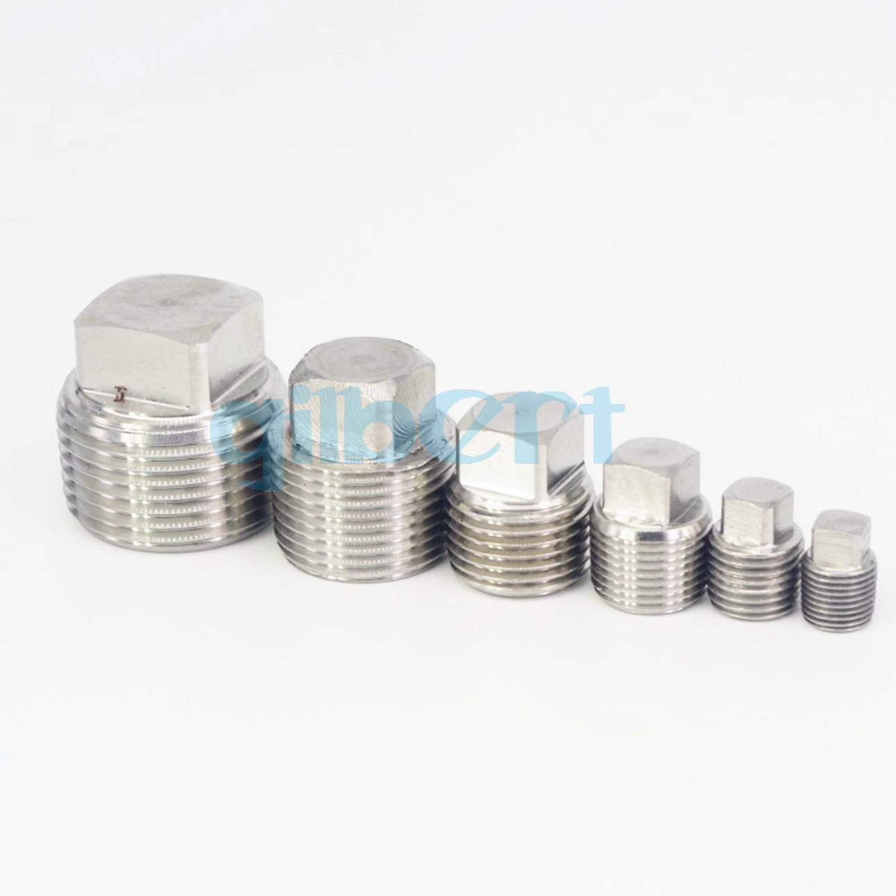 3000 psi 1/8" To 2" NPT Male 304 Stainless Steel Head Plug Forged End ...