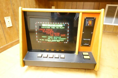 RARE! 1983 Merit Industries Pit Boss Fully Functional Working Arcade ...