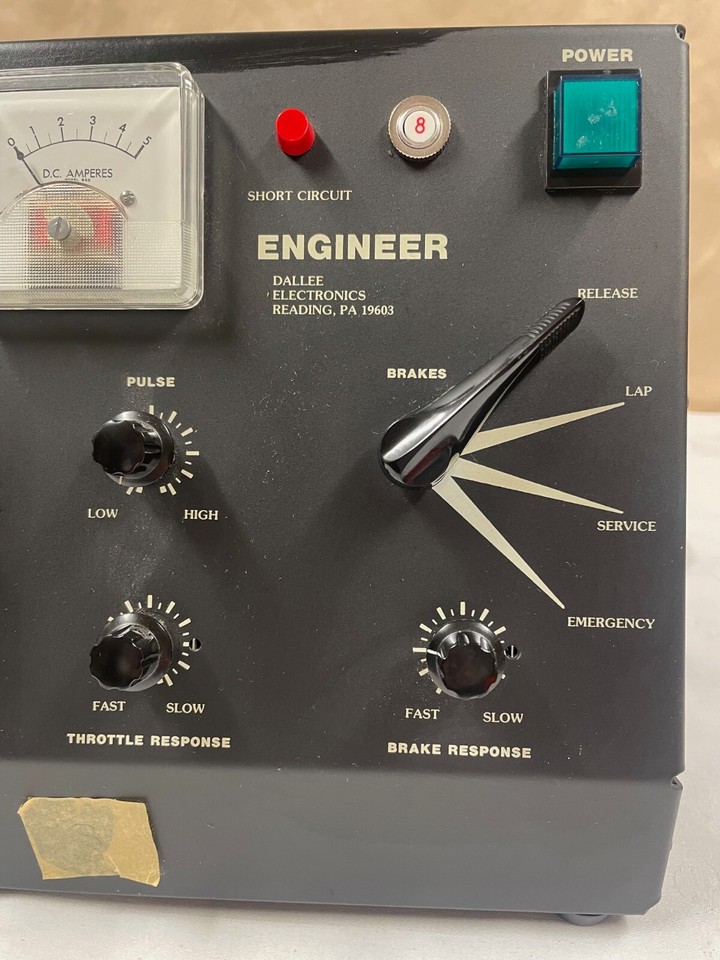 Dallee Electronics Model Railroad Power Supply - ENGINEER THROTTLE ...